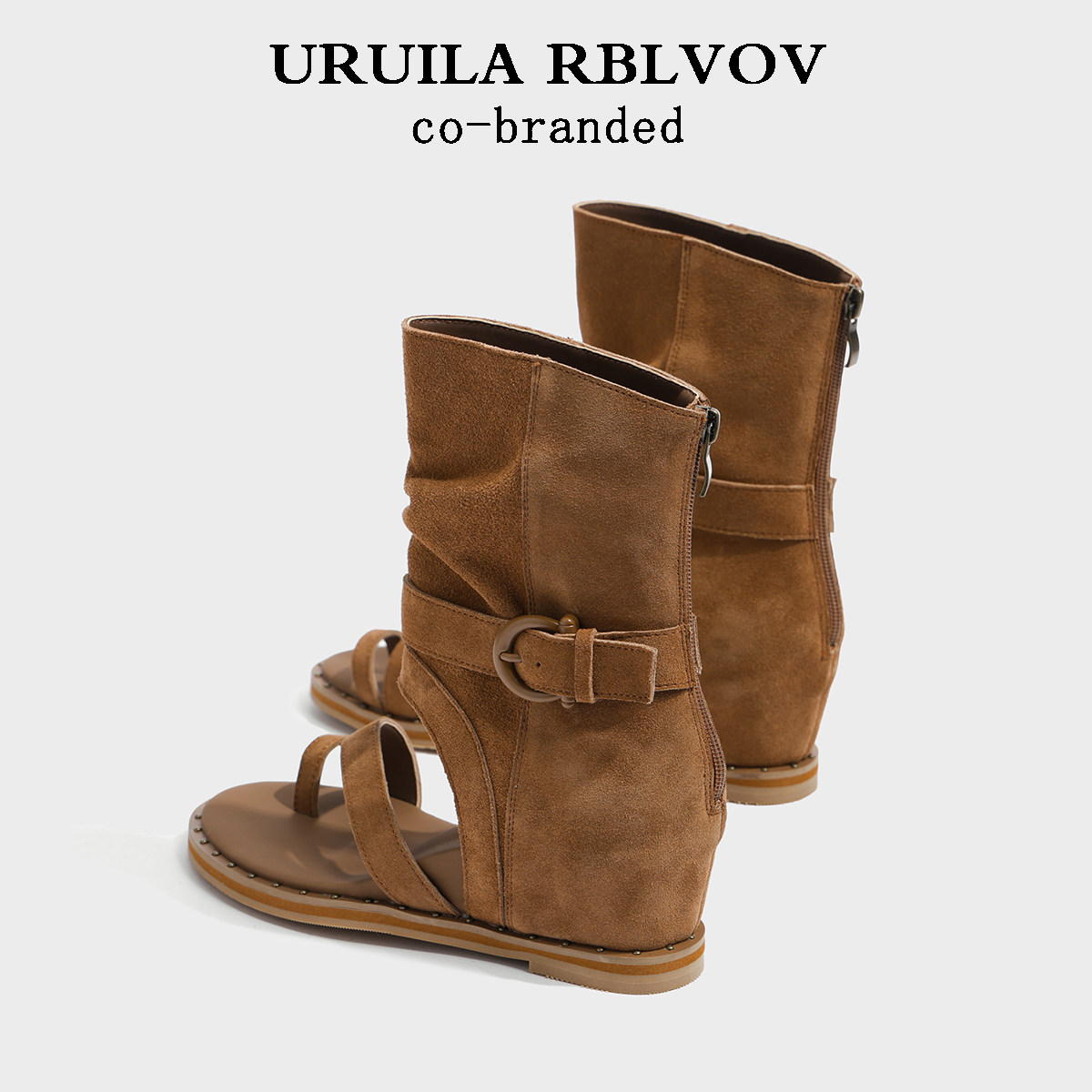 2025 new uruila rblvov roman sandals for women, retro wedge heel hidden ...