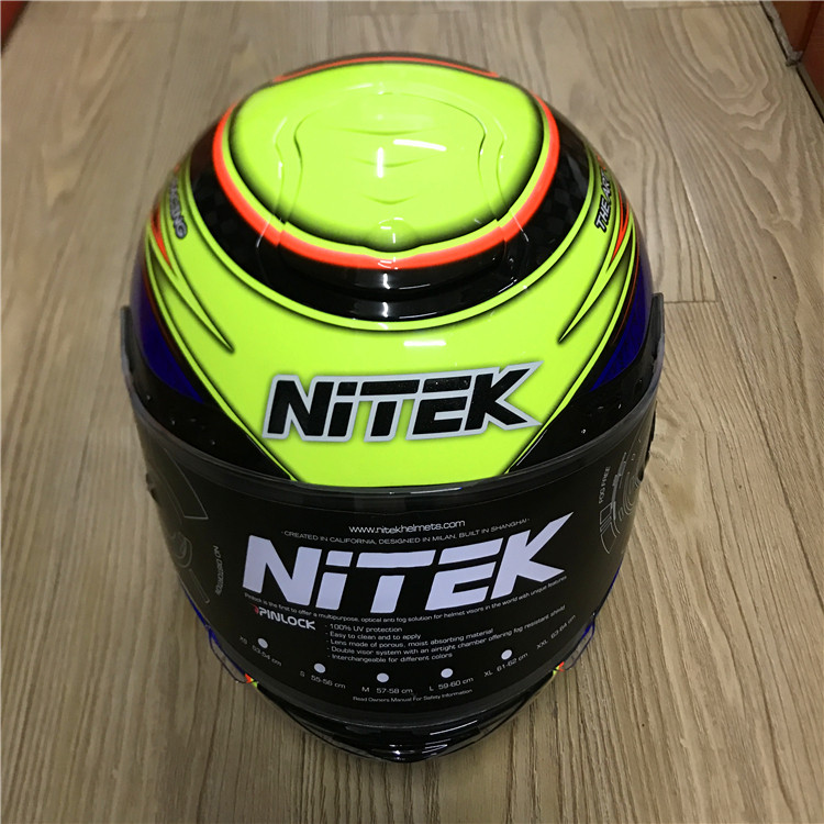 [USD 793.57] American NITEK P1 Carbon Fiber Motorcycle Helmet Running ...