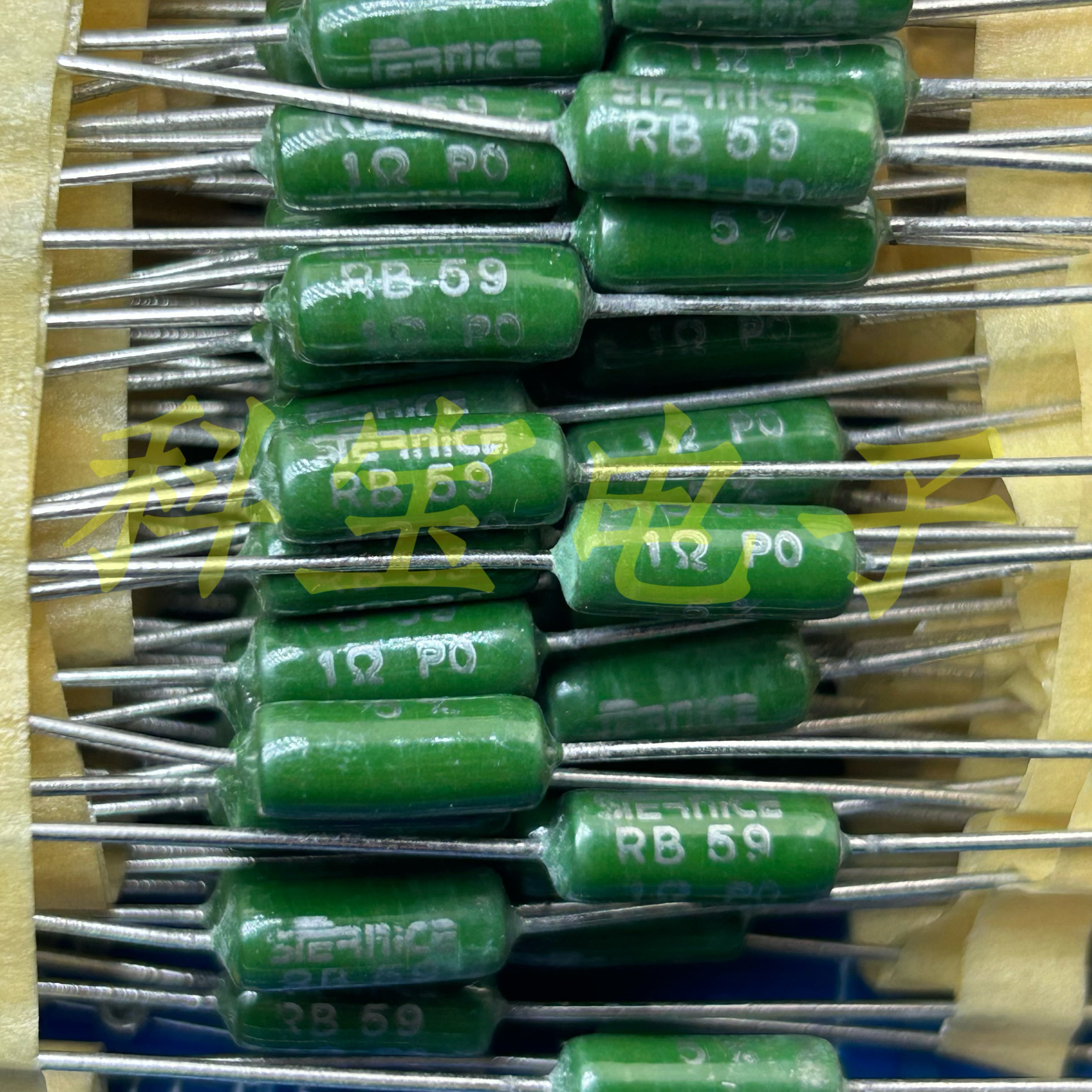 美国VISHAY Sfernice 3W1R 5% RWM系列 RB59陶瓷铁脚绕线电阻