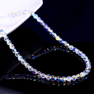 Pure Crystal Necklace Transit Beads Austria Crystal Necklace European ...