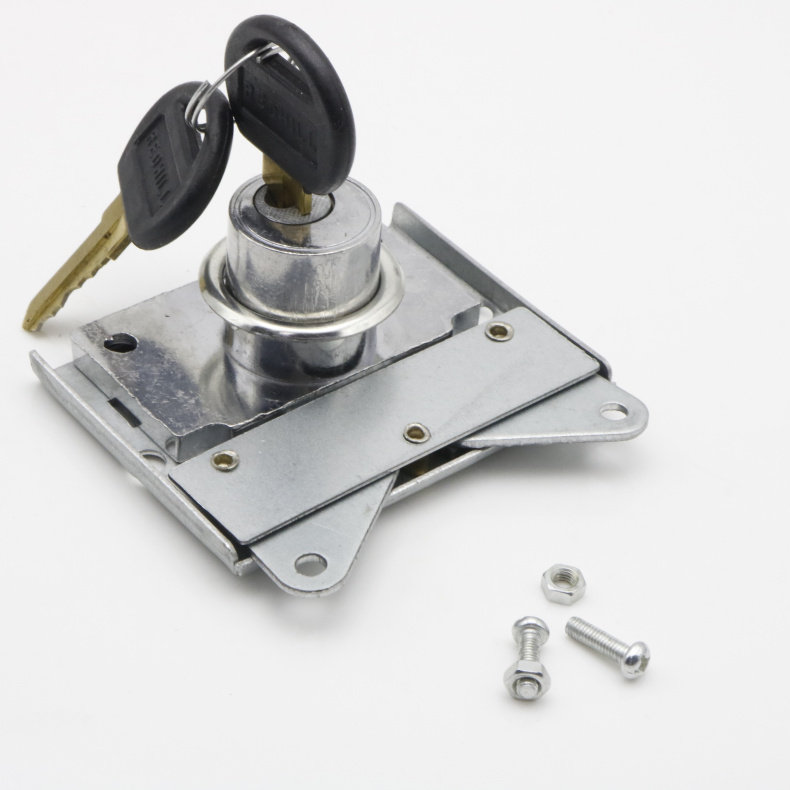 [USD 10.35] Drawer lock steel cable steel cabinet lock pole lock old ...