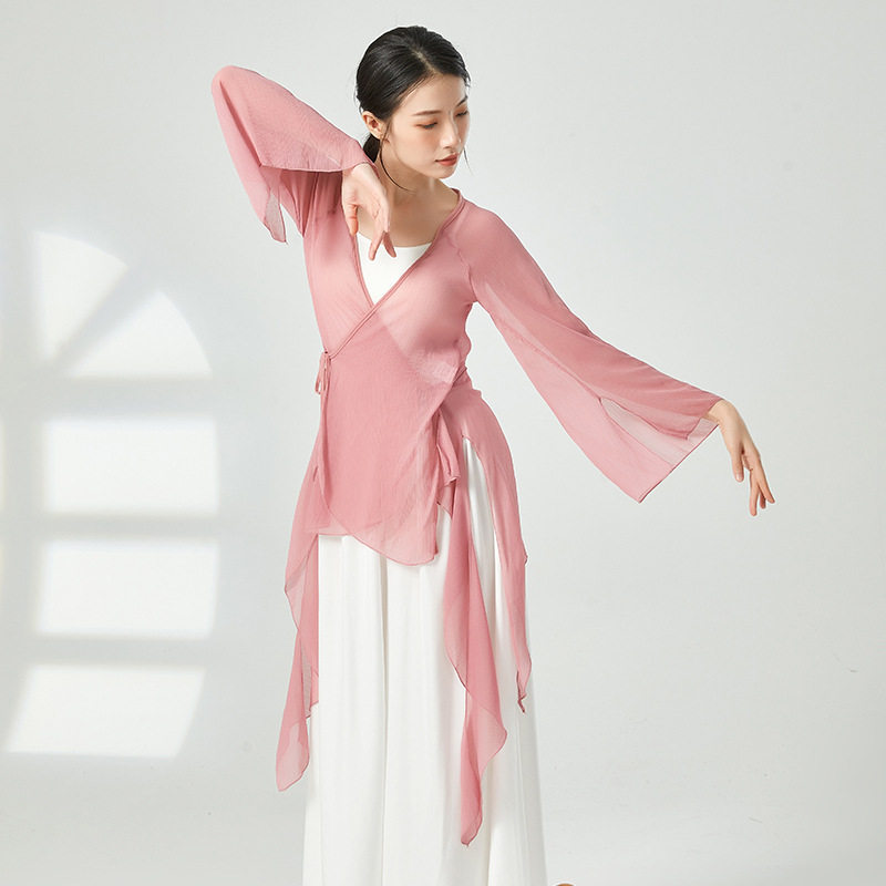 Classical dance chinese style gauze practice clothes | Ethereal and ...