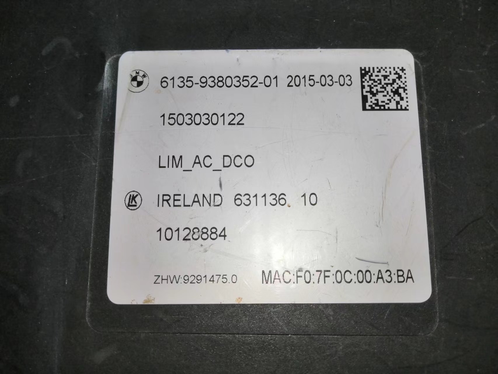 [USD 1712.86] QCA7005 BMW I3 Quick Charge LIM Charging Module ...