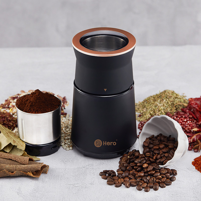 Hero bean grinder electric coffee bean grinder home small shredder ...