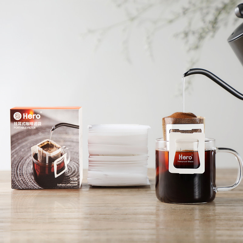 Hero Hero ear-mounted coffee filter paper Portable drip type hand ...