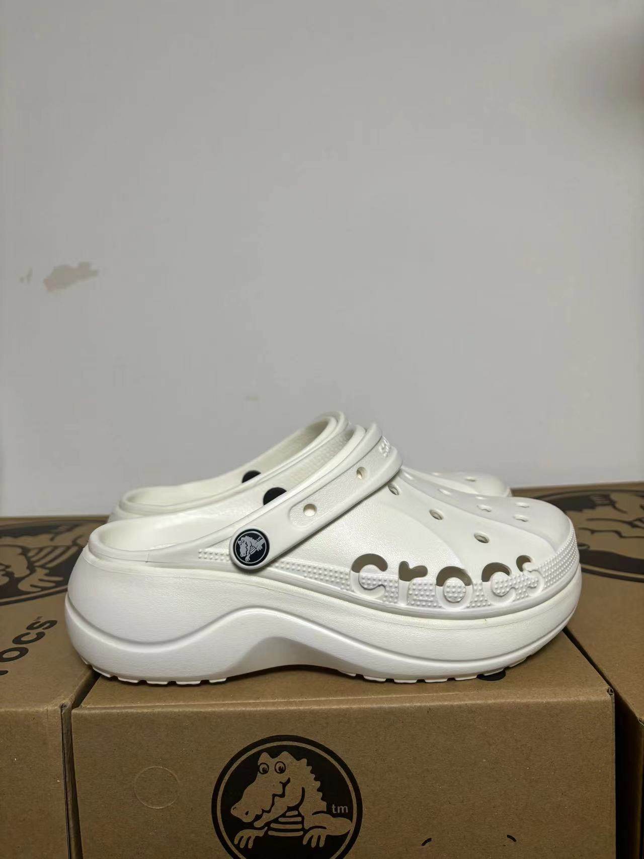 Crocs Calochi 2024 Summer New Cloud Cave Shoes Women's Increased Thick ...