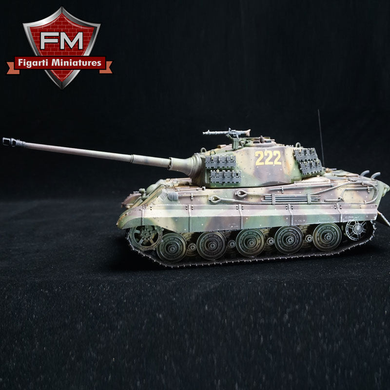 ETG-122 1 30 WWII German TIGER KINGTIGER TANK 222#PROTRUSION Battle 1945