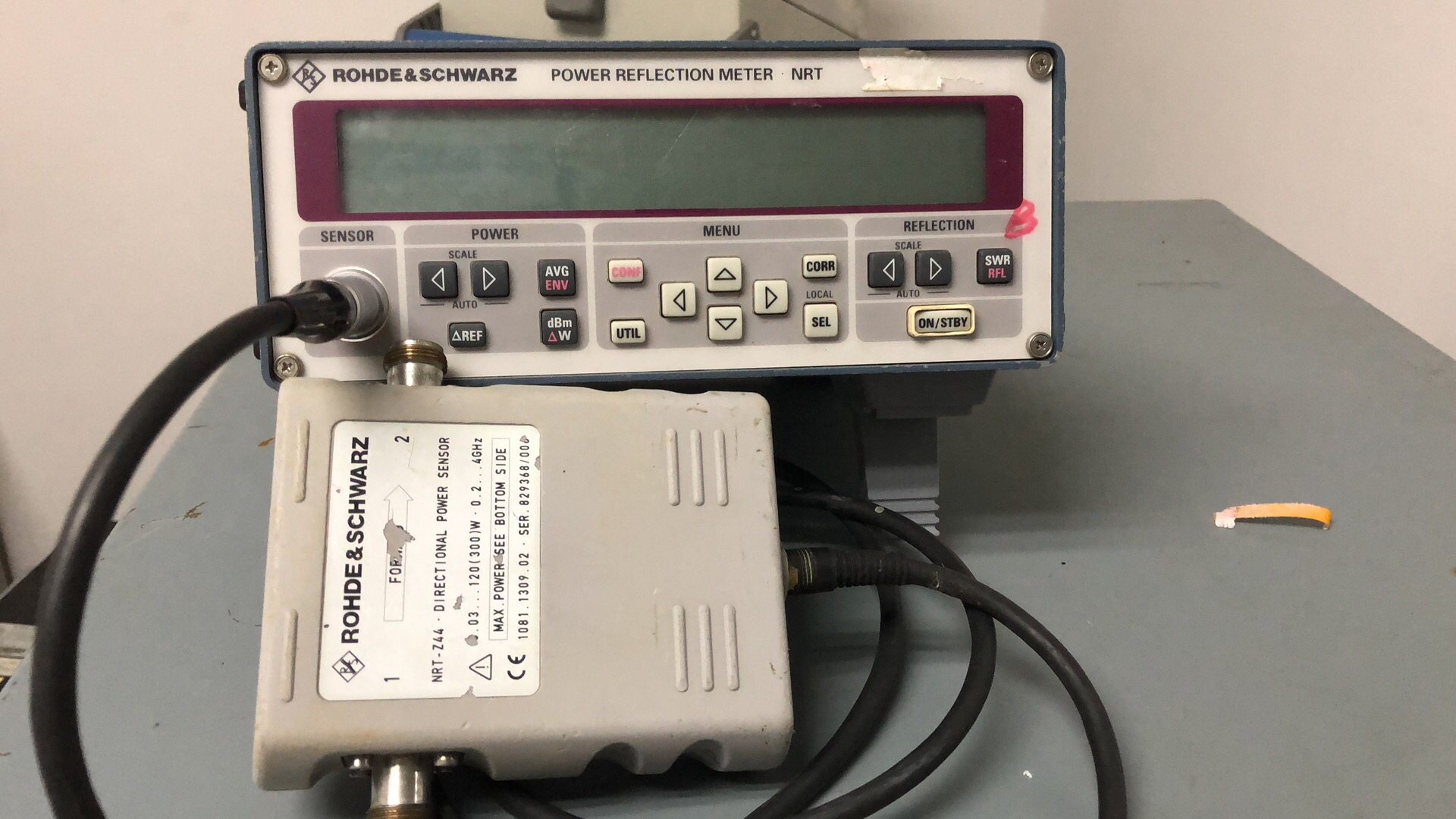 Original Rohde Schwarz NRT power meter NRT-Z44 power sensor function is ...