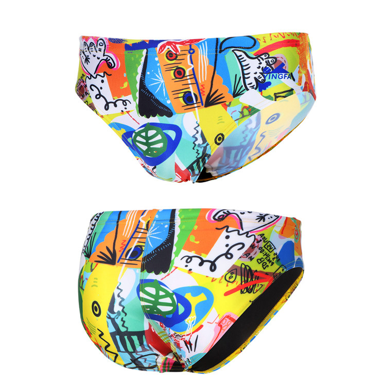 Yingfa children's triangle swimming trunks big boy training student boy ...