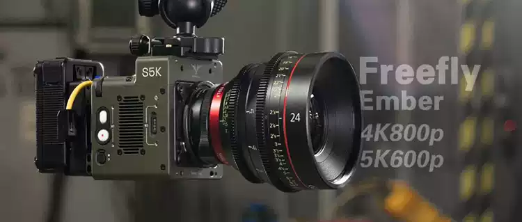 Freefly Ember S5K高速摄影机 EF口设计 5K 600FPS 4K 800FPS CMOS感光元件
