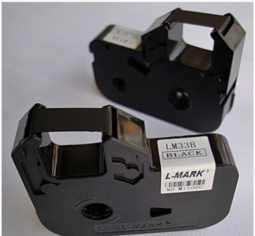 L-MARK力碼線號機LK-330 LK-320/P色帶 黑色 LM33B LK-340/P/U用