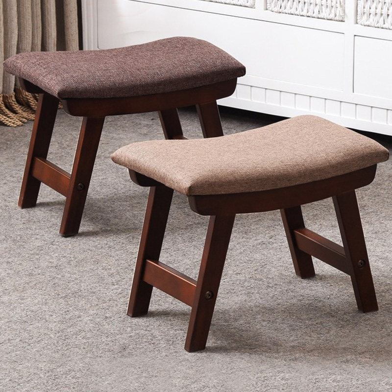 [USD 31.04] Small stools for short stools solid wood soft stool baby ...