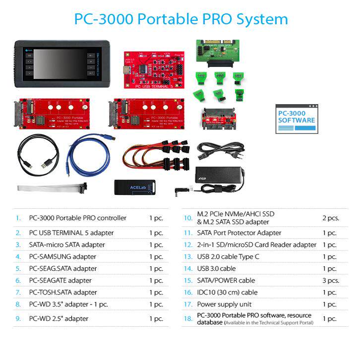 2024最新ACE PC3000 Portable PRO+DE便携式数据恢复设备深度测评！NVMe支持超实用！-智能电脑硬件-淘宝好物网