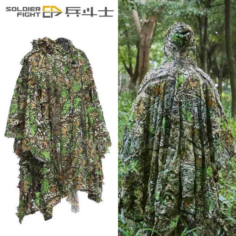 Maple leaf stereo suit 3d breathable cloak, a new favorite for hunting ...