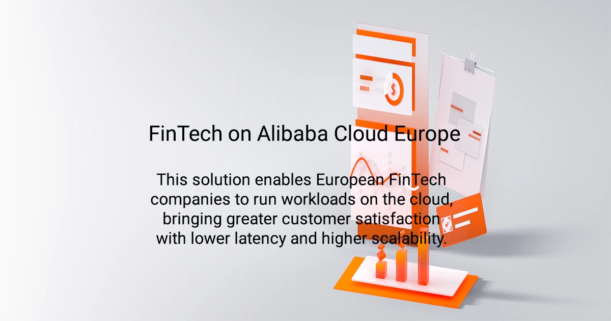 FinTech Solution on Alibaba Cloud Europe