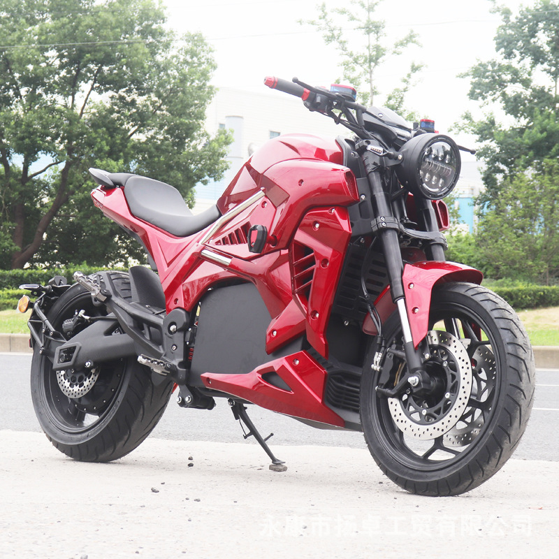 工厂出口大魔鬼款电动摩托车12000W大功率电摩电动跑车大型趴赛