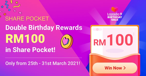 Limited Time! It is now easier to win RM100 from Lazada. Help me ...