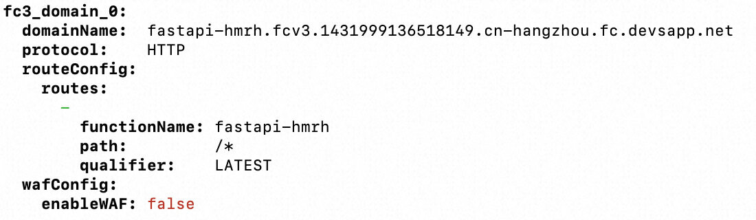 GitHub - CEllmemichael/start-fastapi-v3-up4g: 本案例是将 fastapi 框架，这一快速且高效的Web框架，快速创建部署到阿里云函数计算 FC