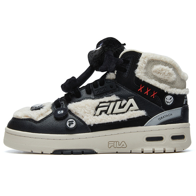 FILA FUSION斐乐潮牌Teratach中帮篮球鞋女款桦树棕T12W141215FBB