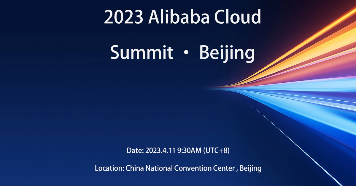 2023 Alibaba Cloud Summit · Beijing
