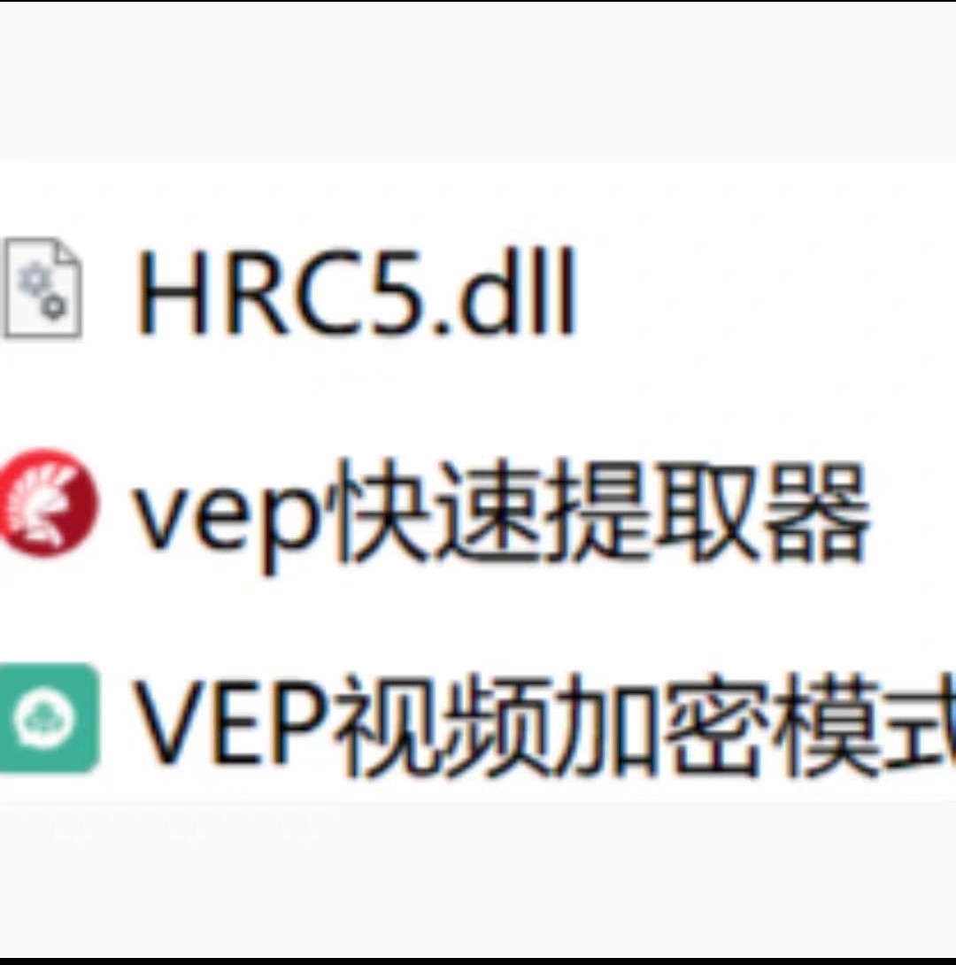 vep提取器+vep筛选器转mp4仅可以提取快速加密的vep
