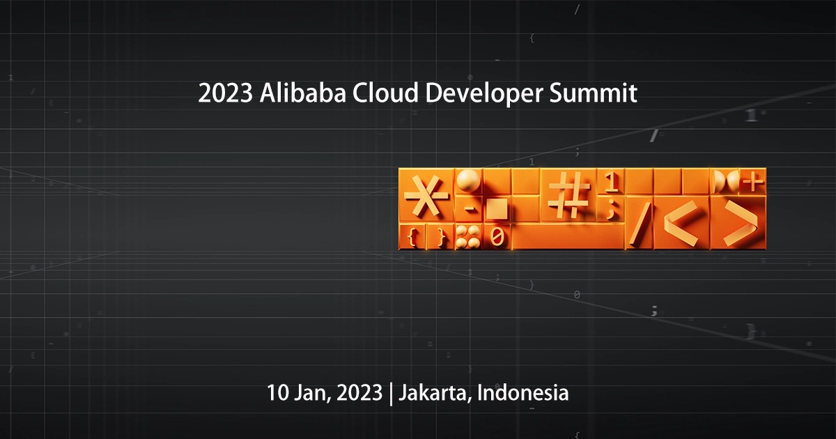 2023 Alibaba Cloud Developer Summit