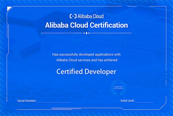 Certified Developer - Alibaba Cloud