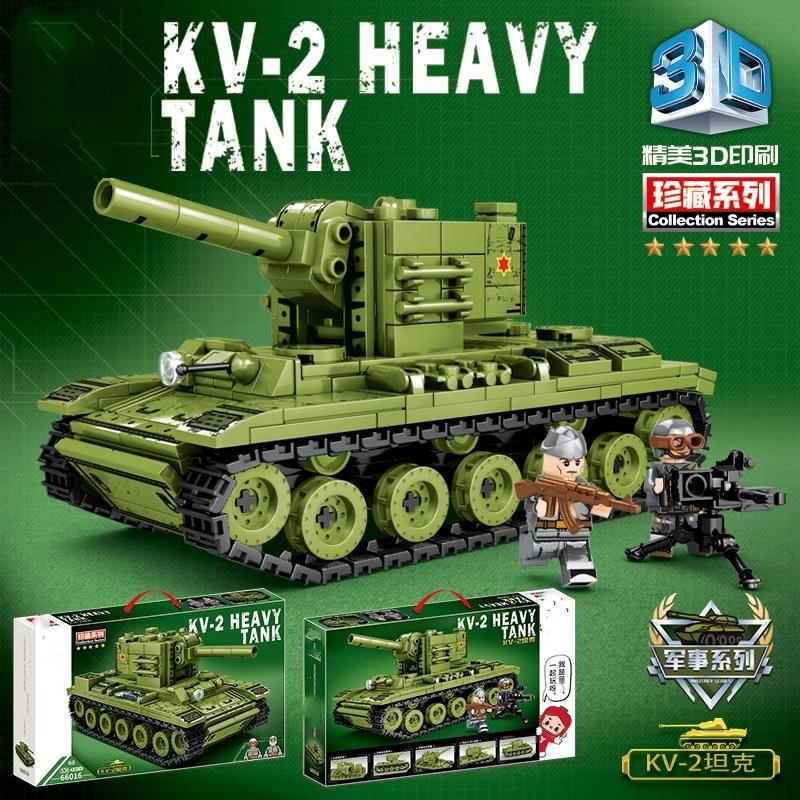2024拼搭一战二战KV2重型坦克虎式T34，军事男孩的梦想拼装玩具-文化/体育周边-淘宝好物网