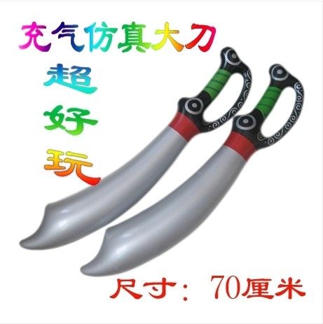 [USD 4.33] Inflatable Toy Knife Pirate Knife Simulation Weapon Activity ...