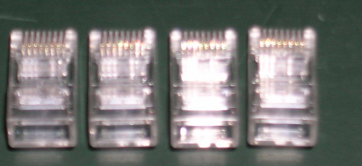 RJ45 network crystal head super five (physical map)