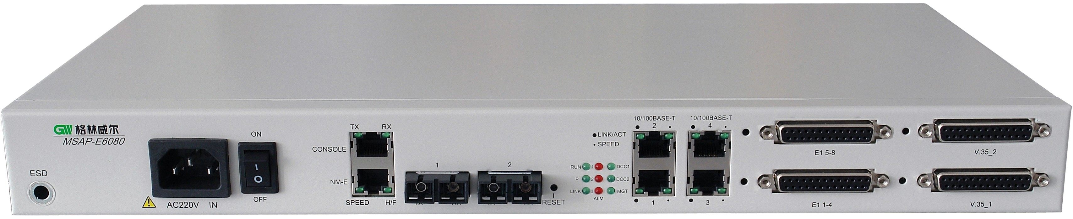 格林威尔MSAP-E6080P-S系列MSTP终端，SDH光端机，MSAP光端机,4E1