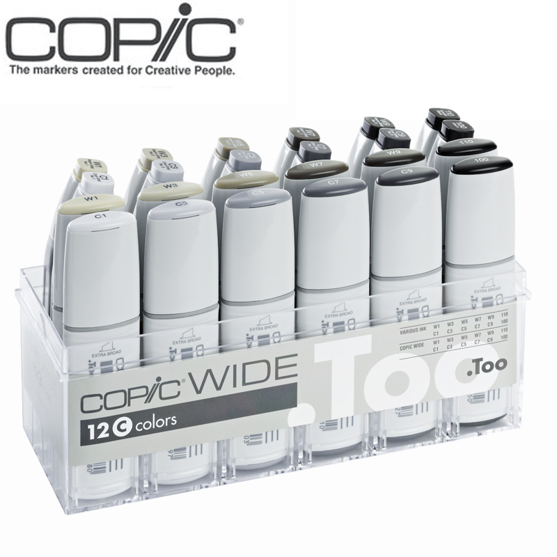 Купить Фломастеры Японии, широкий Копиц широкая голова маркер 21мм ...