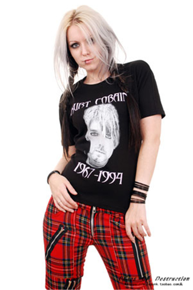 Купить Футболка Англичане произвели группы Nirvana - Курт Кобейн（Скотт ...