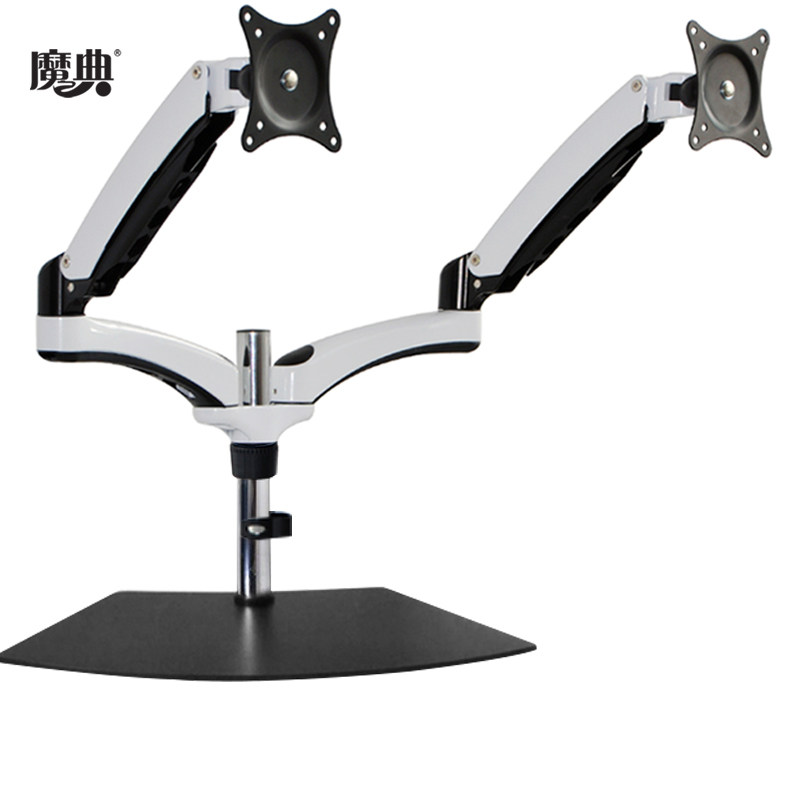 Dual-screen desktop display hanger home office multi-use stand computer ...