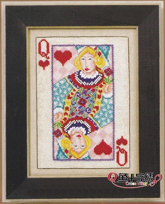 【Q鱼十字绣】DMC套件MH156扑克牌QUEEN T2220 Q22新手怎么快速上手？-十字绣套件-淘宝好物网