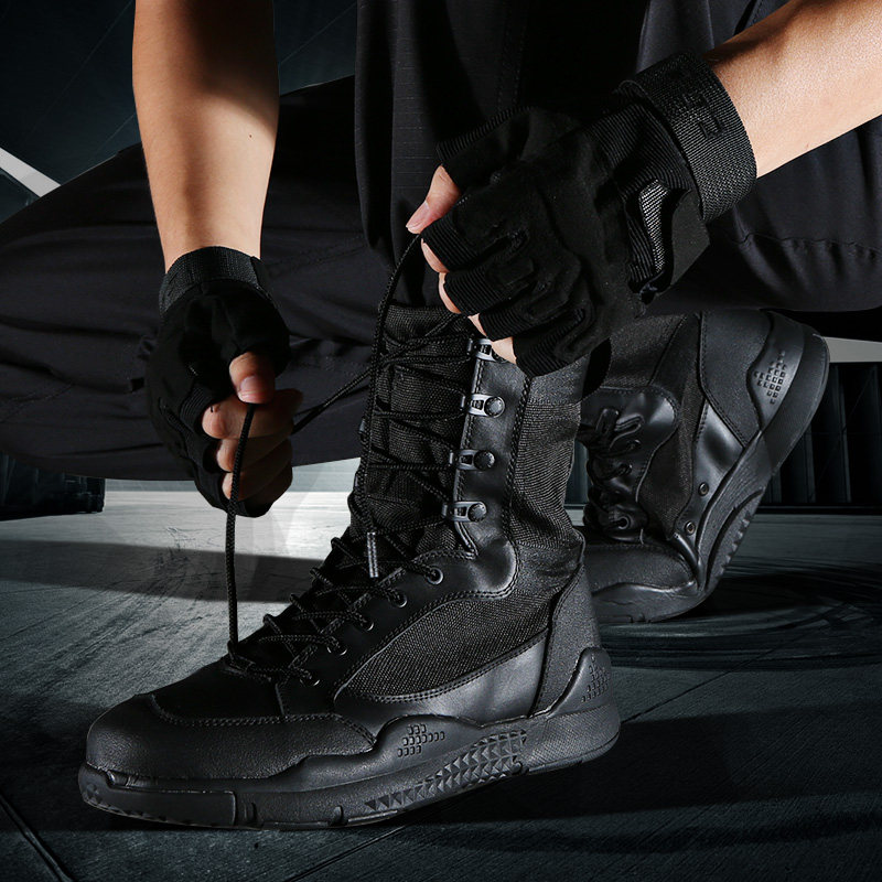 cqb army fan punisher tactical boots high help army boots male special ...