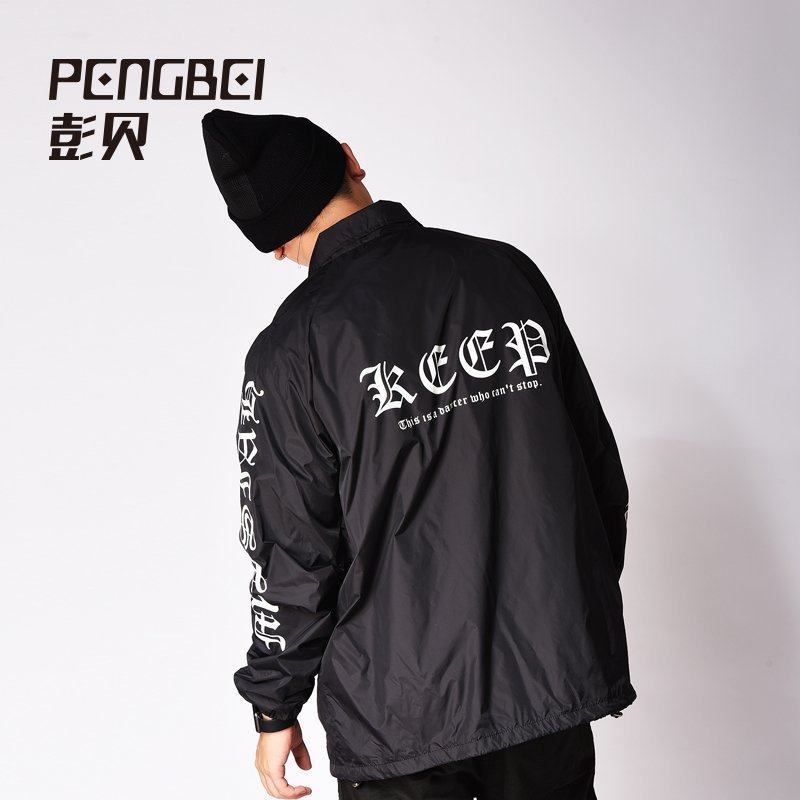 Купить Куртка 彭贝old school教练夹克 poppin/popping西海岸嘻哈keep街舞外套 Pang Pui ...