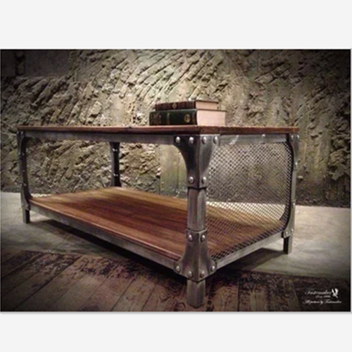 Купить Чайный столик Американский старинные чердак кованого железа ...