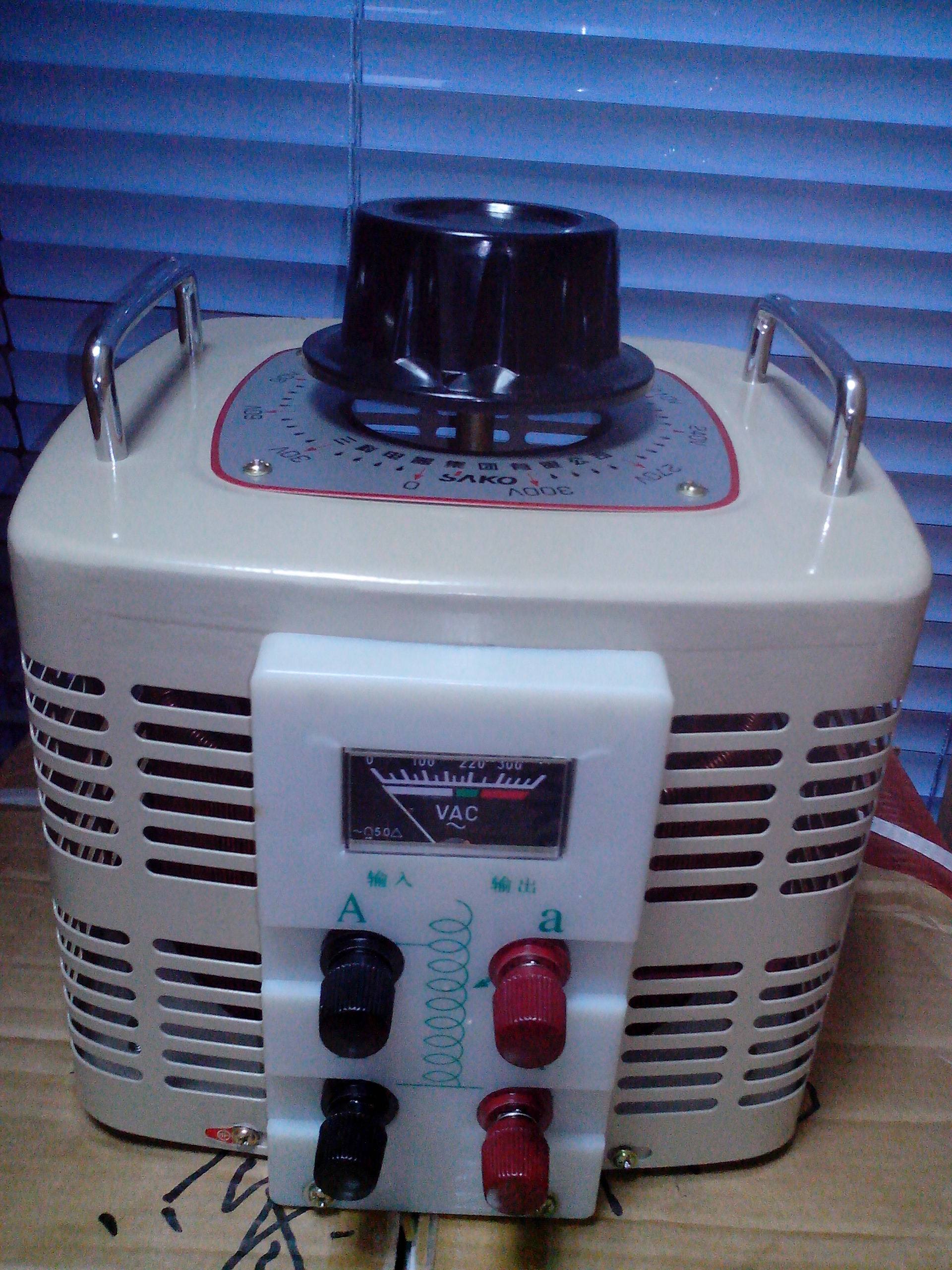 三科调压器5000W/TDGC2-5KVA/5000VA/单相全铜220V 0-250V/300V