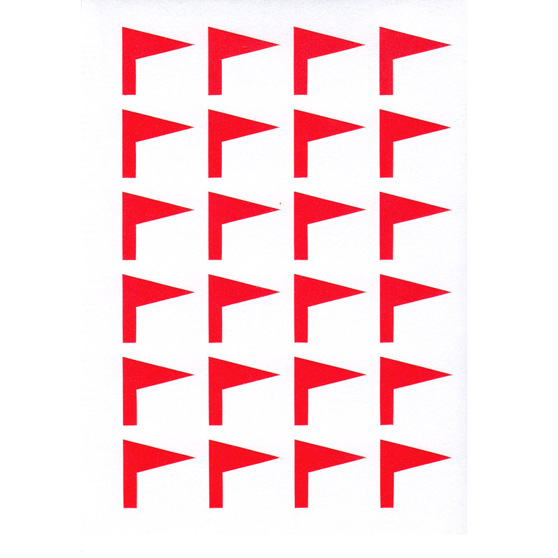 [USD 4.22] Small red flag label small red flag label small red flag ...