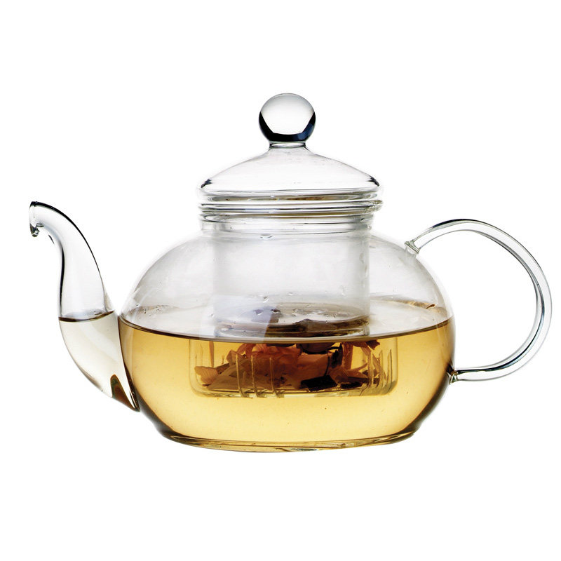 Yiwu Kiln Flower Teapot High-temperature resistant handmade glass tea ...