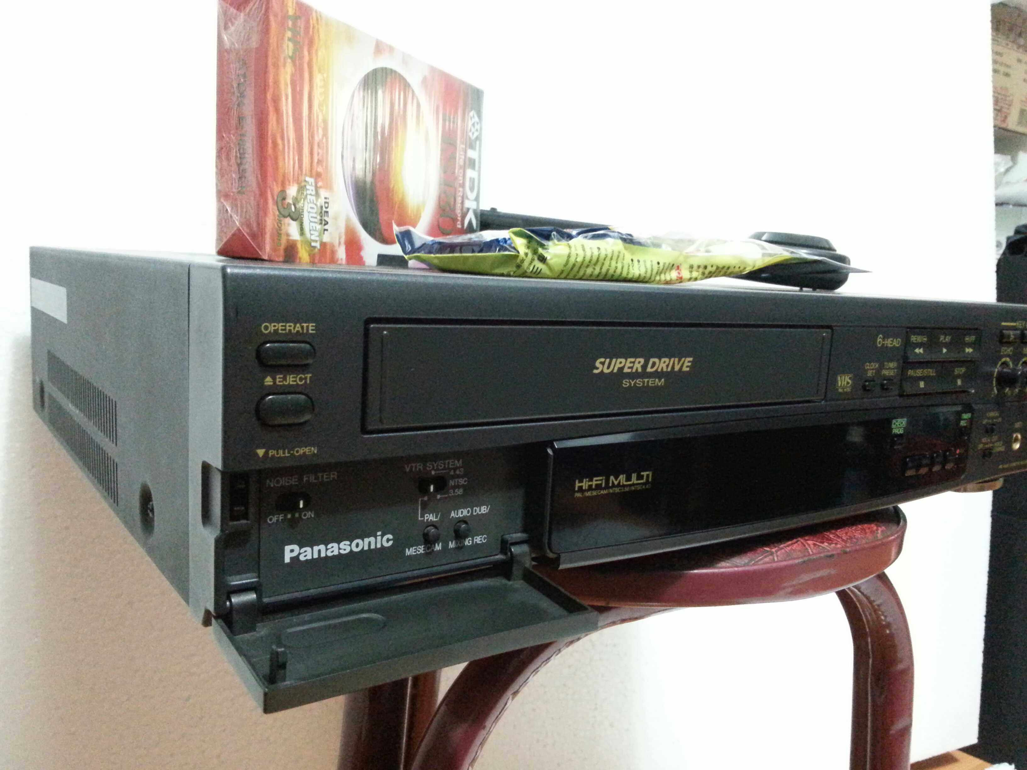 [USD 104.39] Second-hand Panasonic 6 head full-nized VHS VCR NV-HD100 ...