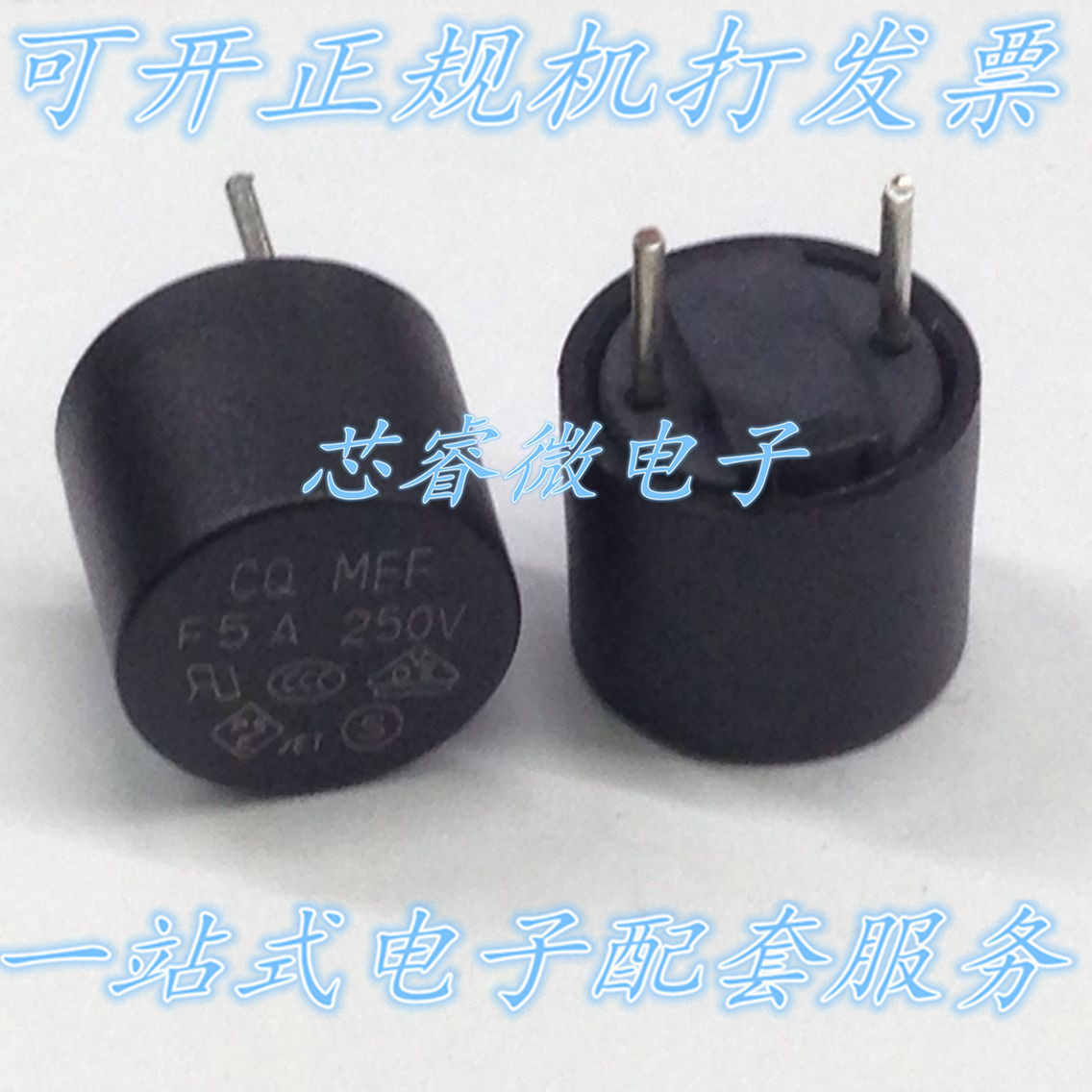 MEF005 TR5插件速溶微型保險絲CQ MEF F5A MEF5A 250V 5A 8x8mm