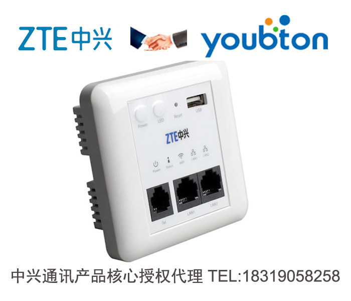 Ztezzte panel-in-wall AP ZXWL WE2012 indoor access point fat and thin ...