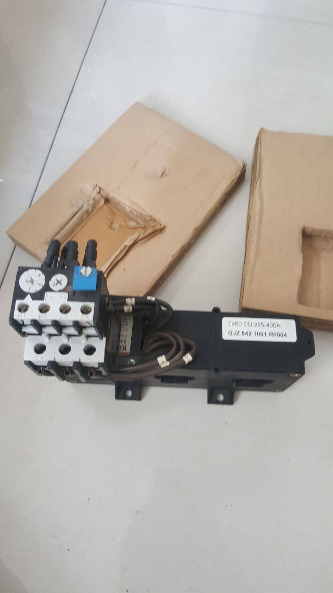 Spot original ABB overload thermal relay transformer T450 DU 285-400A ...