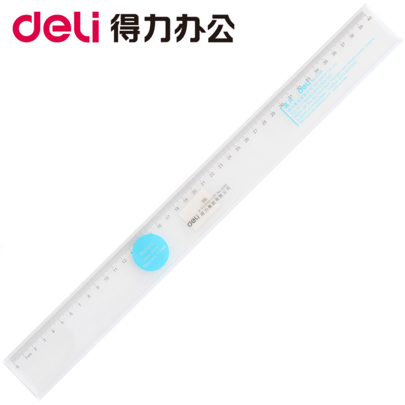 [USD 5.25] Dell 40cm 50cm Straight Ruler Transparent Plastic Straight ...