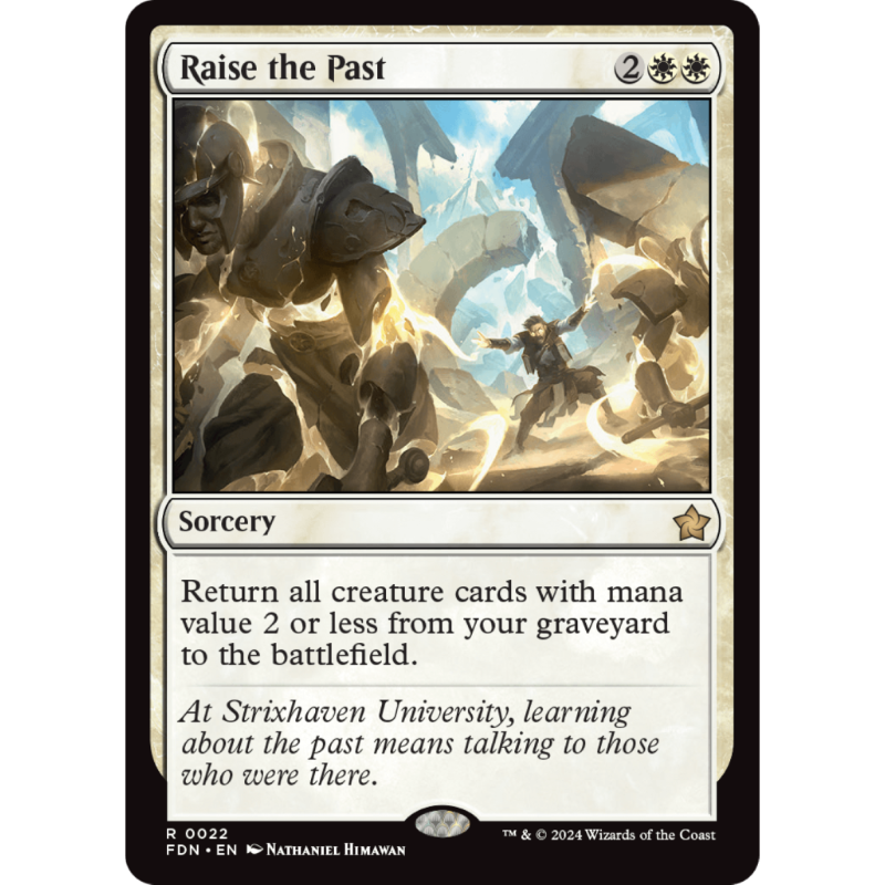 万智牌《召起过往》Raise the Past，平/闪/扩画基石构筑卡牌解析-整蛊用品-淘宝好物网