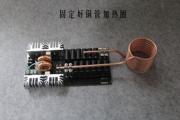 [USD 17.19] 4 Tube High Power zvs Induction Heating Kit Rated 2kW Max 3kW Custom Furnace Steel ...