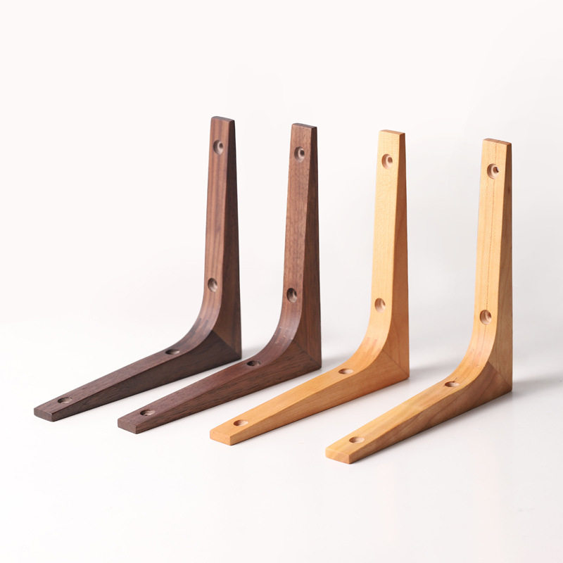 Solid wood triangle bracket, black walnut compartment bracket, the new ...