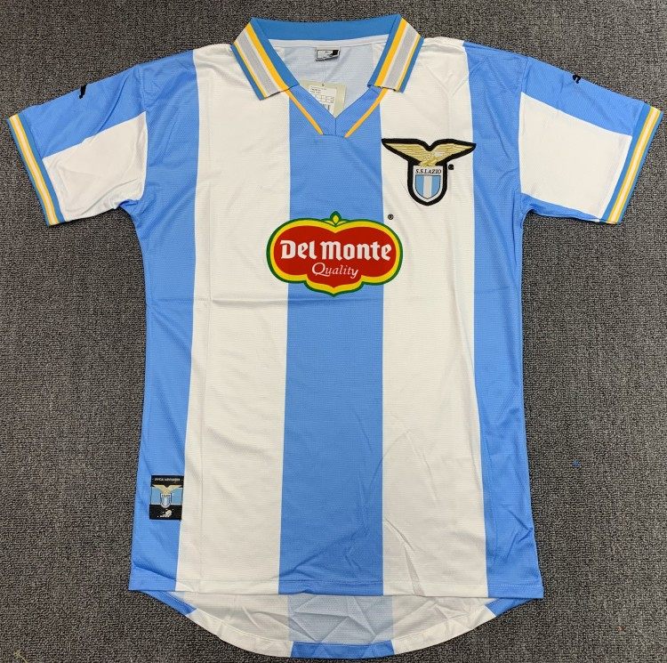 90-91 Lazio Retro Jersey 98-99-00-01 Main Guest Rasu Inzaghi Football ...
